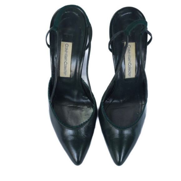 Calvin Klein Collection | Shoes | Calvin Klein Collection Emerald Green ...